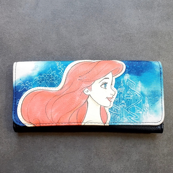 Disney | Bags | Disney Loungefly Ariel Wallet | Poshmark